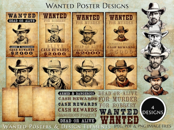 Wanted Poster Paper