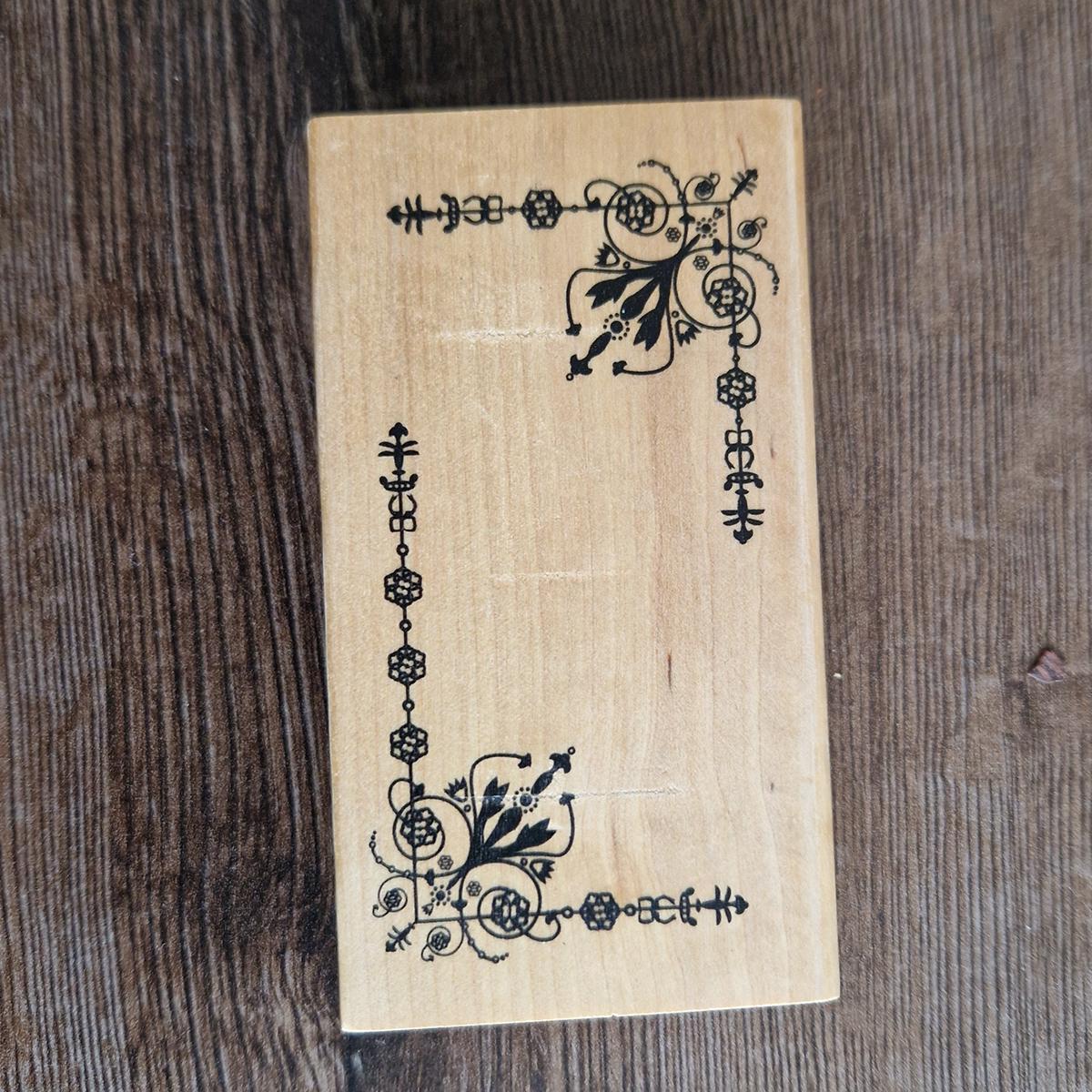 Corner Rubber Stamp Designs