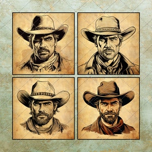 Western Wanted Poster Designs & Elements, Wild West Cowboy Printable ...