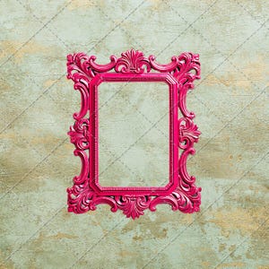 Pink Rococo Frames Clipart - Antique Baroque Vintage Clip Art Graphics ...