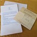 3 X Vintage Old Documents Paper Ephemera: Dividen Statement, Bank ...