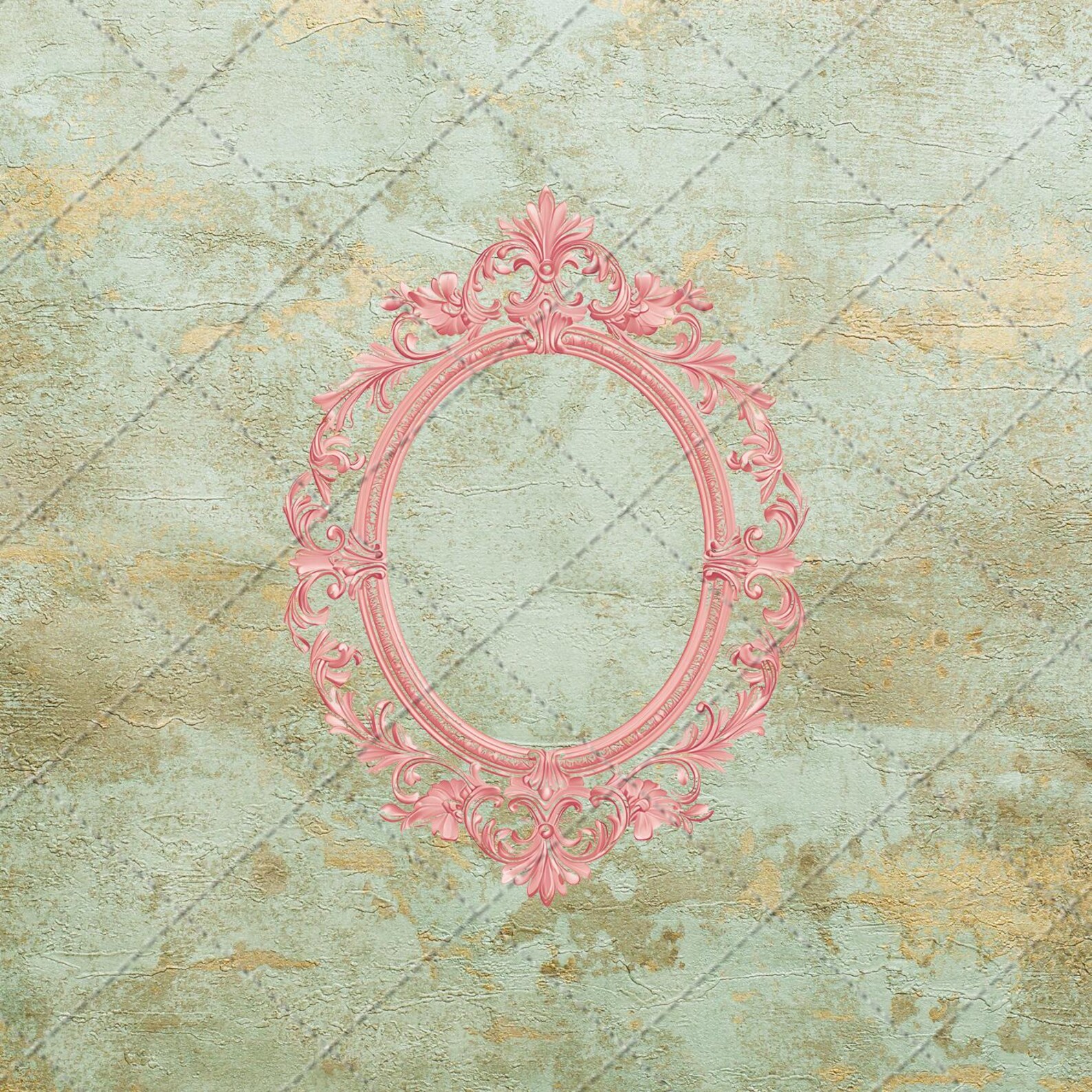 Pink Rococo Frames Clipart - Antique Baroque Vintage Clip Art Graphics ...
