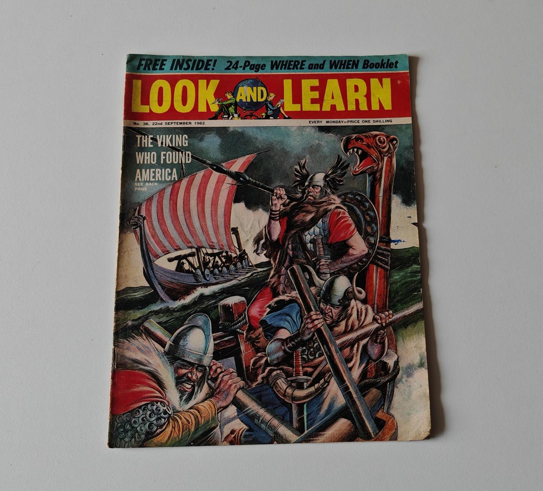 Vintage 1962 Look and Learn Magazine - Issue No. 36, 22nd September ...