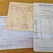 3 X Vintage Old Documents Paper Ephemera: Dividen Statement, Bank ...