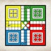 Ludo Board Game Template, Board, Dice and Game Pieces Cutout Template ...