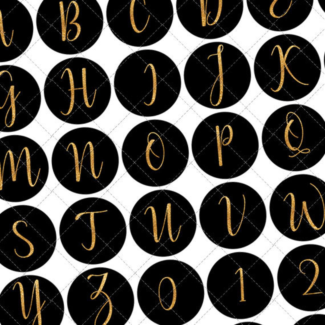 Gold Glitter Alphabet Collage: Glitter English Alphabet Clip Art ...