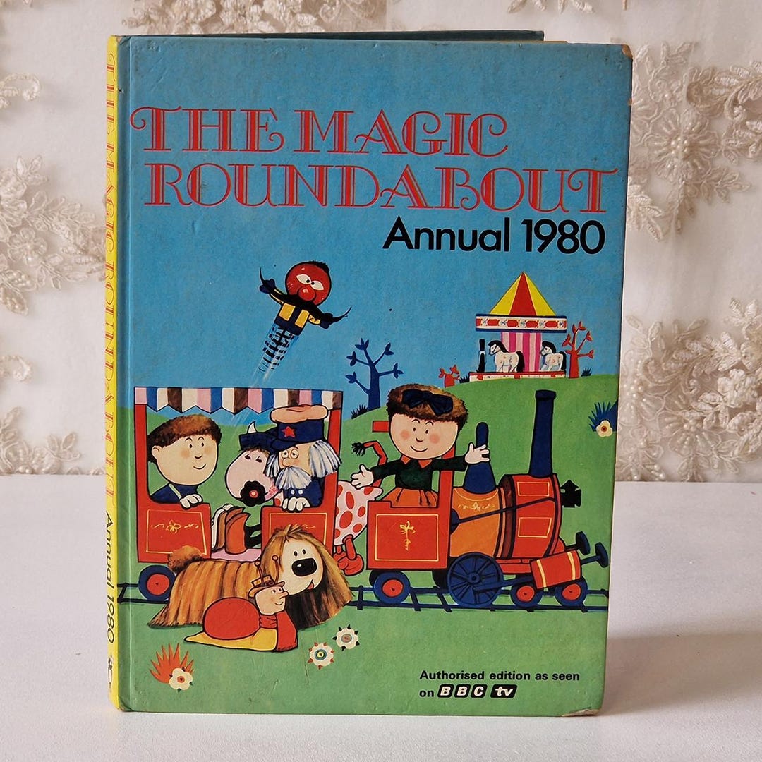 The Magic Roundabout Annual 1980 Vintage Children Illustrated Book ...