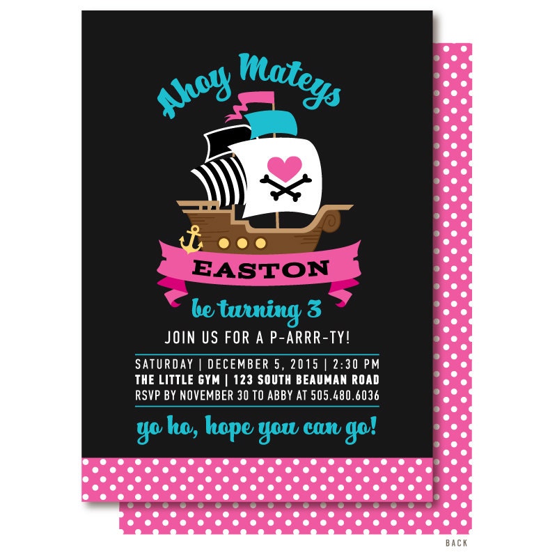 Ship Invitation - Etsy