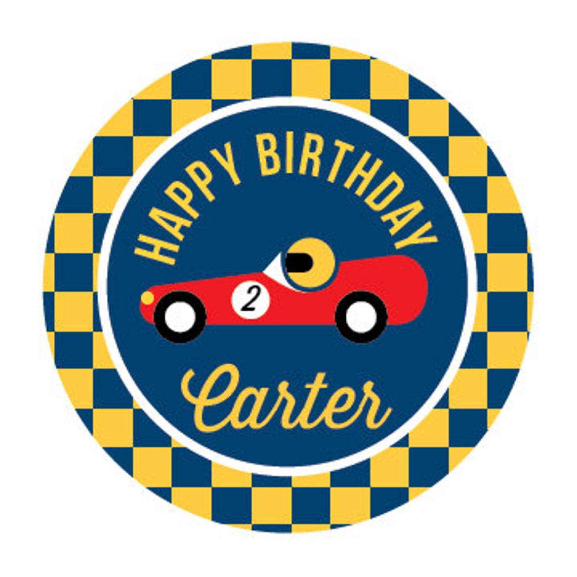 Race car invitation for a speed racer birthday party Perfect | Etsy