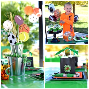 INSTANT DOWNLOAD Sports Birthday Party Package. Soccer - Etsy