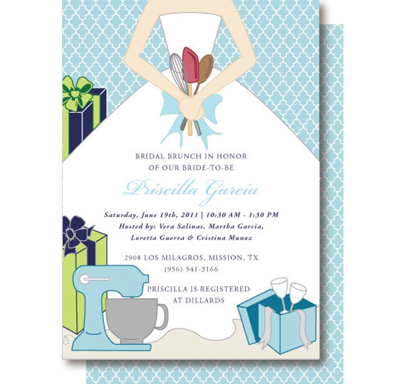 Stock The Kitchen Bridal Shower Invitation Kitchen Shower Etsy