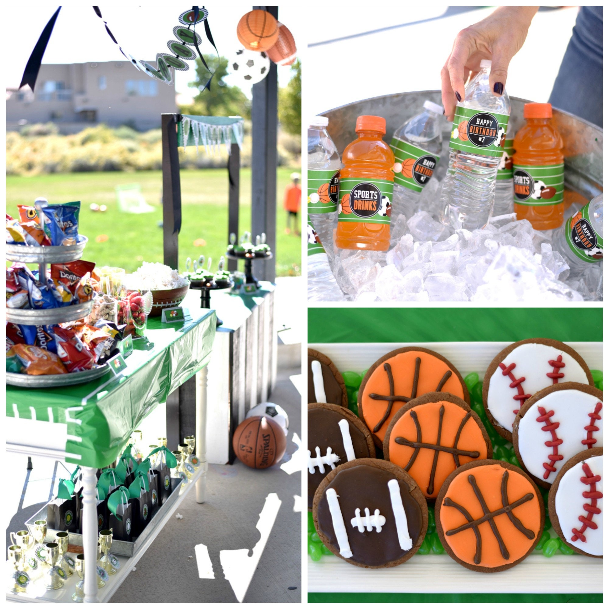 INSTANT DOWNLOAD Sports Birthday Party Package. Soccer | Etsy