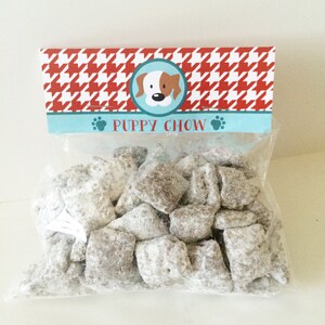 INSTANT DOWNLOAD Puppy Chow Birthday Pawty Favors Treat Toppers - Etsy