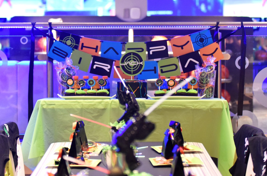 INSTANT DOWNLOAD Laser Tag Party Package. A Birthday Party - Etsy