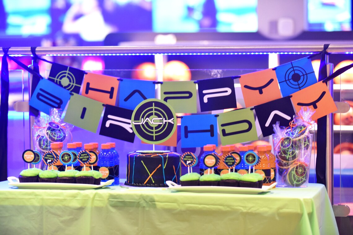 INSTANT DOWNLOAD Laser Tag Party Package. A Birthday Party - Etsy