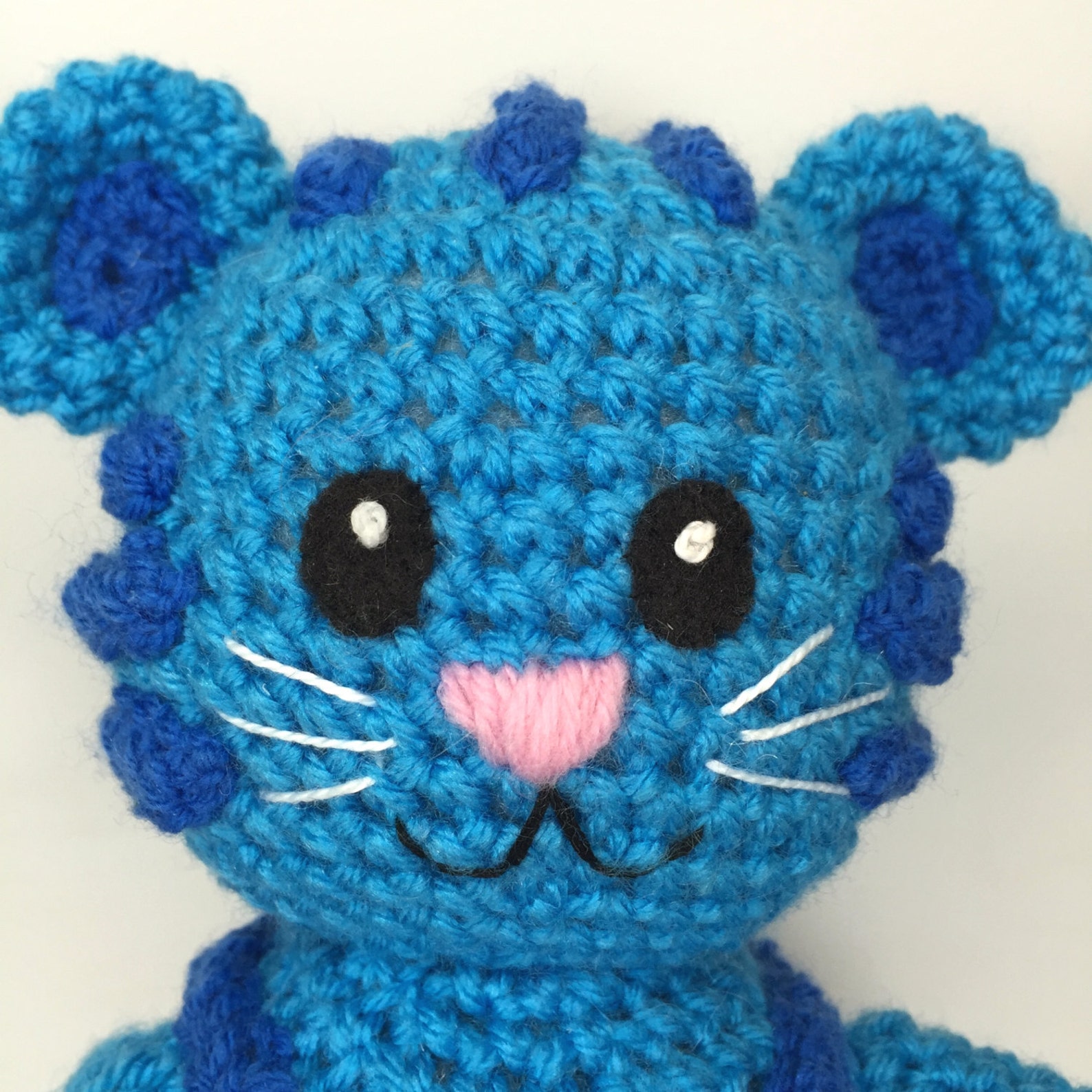 PATTERN PDF Blue Tiger Crochet Doll Pattern Amigurumi | Etsy