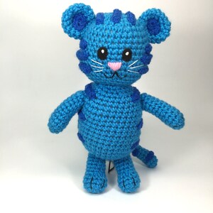 PATTERN PDF Blue Tiger Crochet Doll Pattern Amigurumi - Etsy
