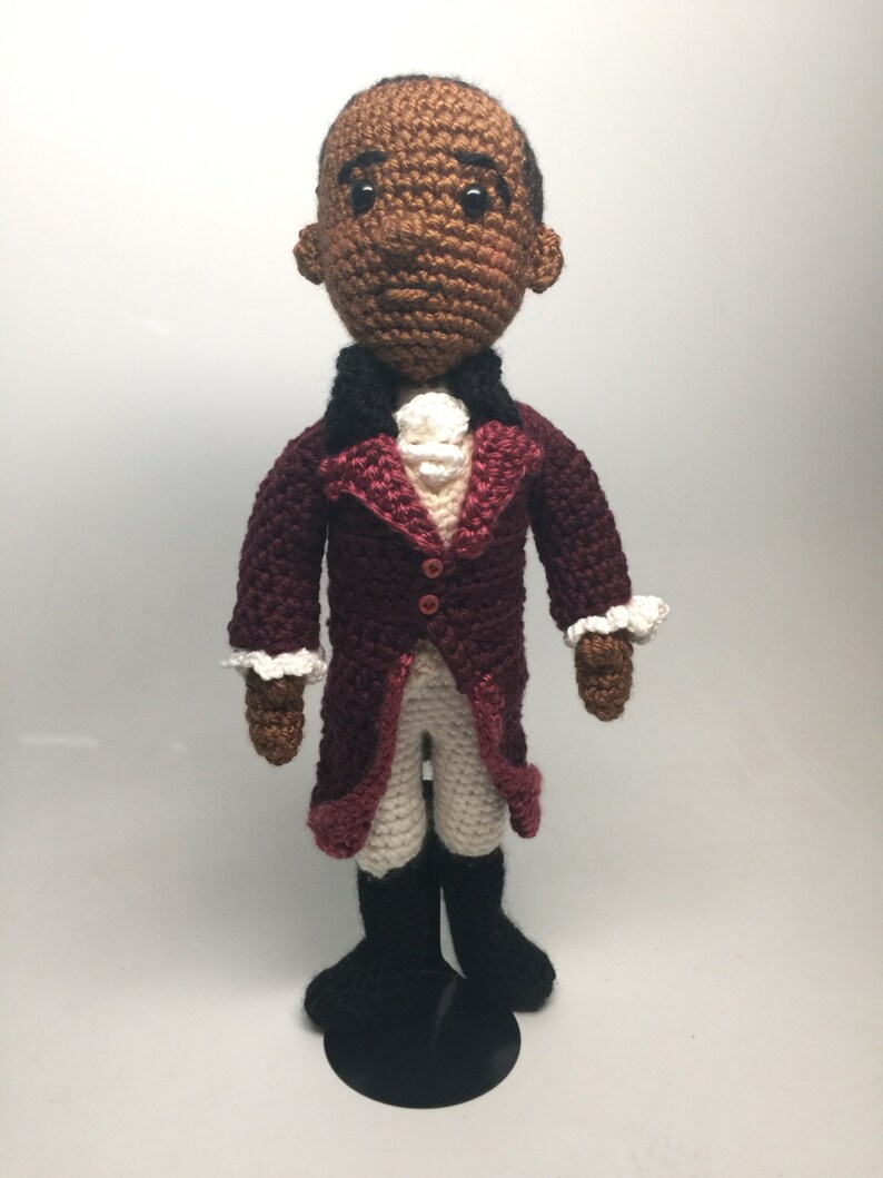 PATTERN PDF Aaron Burr Hamilton Musical Amigurumi Crochet Doll Pattern ...