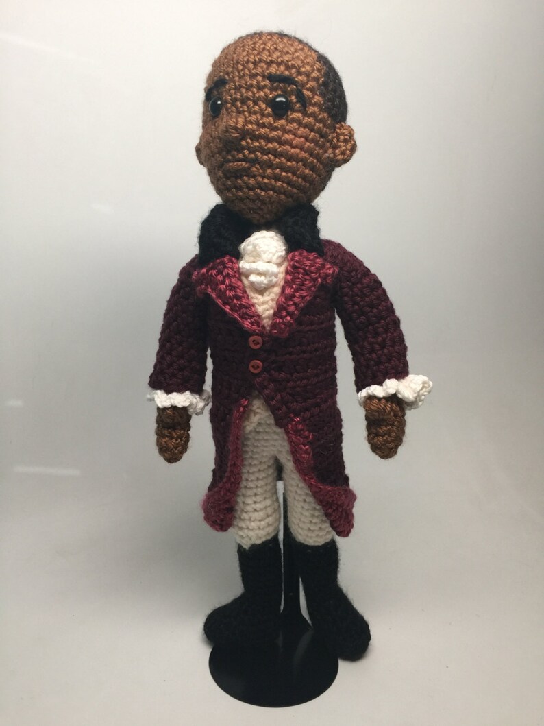 PATTERN PDF Aaron Burr Hamilton Musical Amigurumi Crochet Doll Pattern ...