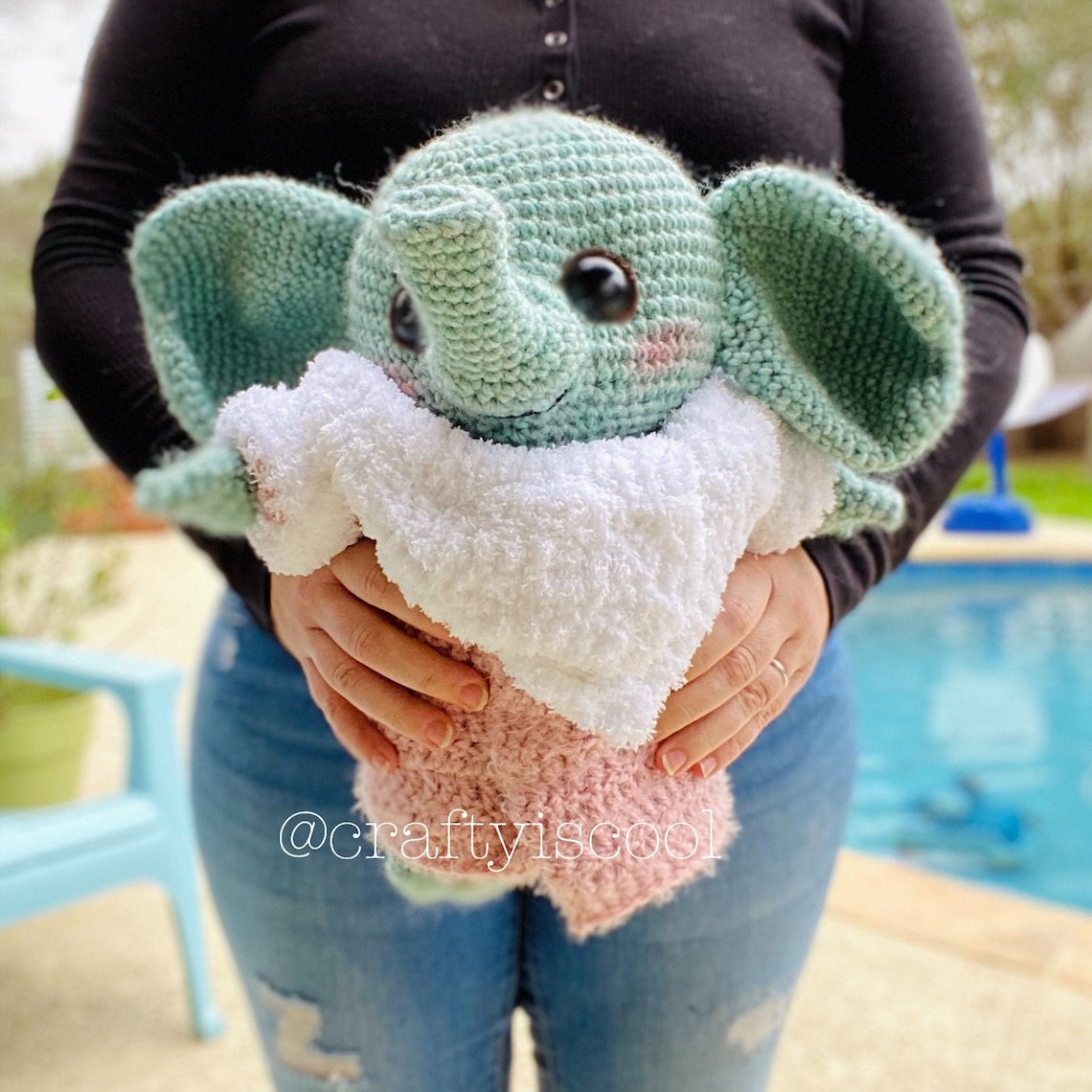 PATTERN PDF Add on Baby Elephant Ears and Trunk ONLY | Etsy