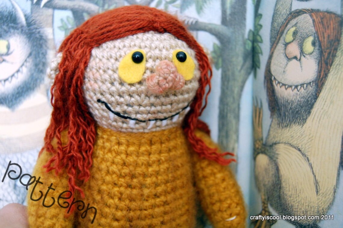 PATTERN Pdfs PATTERNS Wild Things Are Wild Set of Four Crochet - Etsy