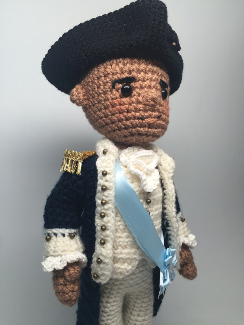 PATTERN PDF George Washington in Hamilton Musical Amigurumi | Etsy