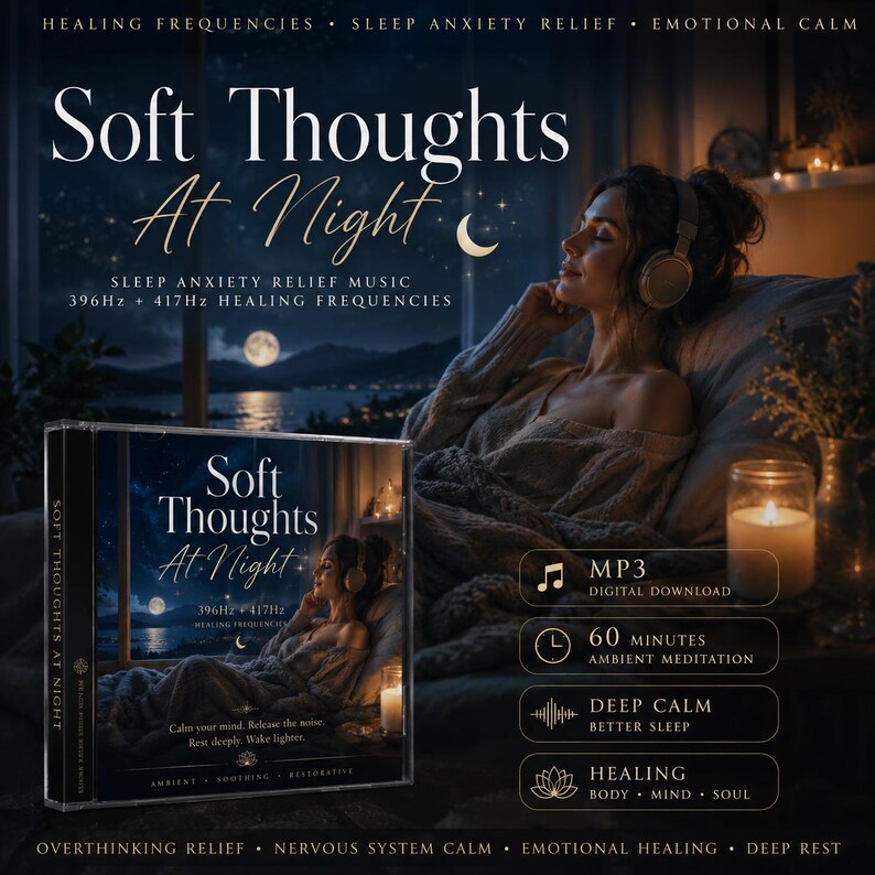 Sleep Anxiety Relief Music | 60 Min Ambient Meditation MP3 (396hz ...