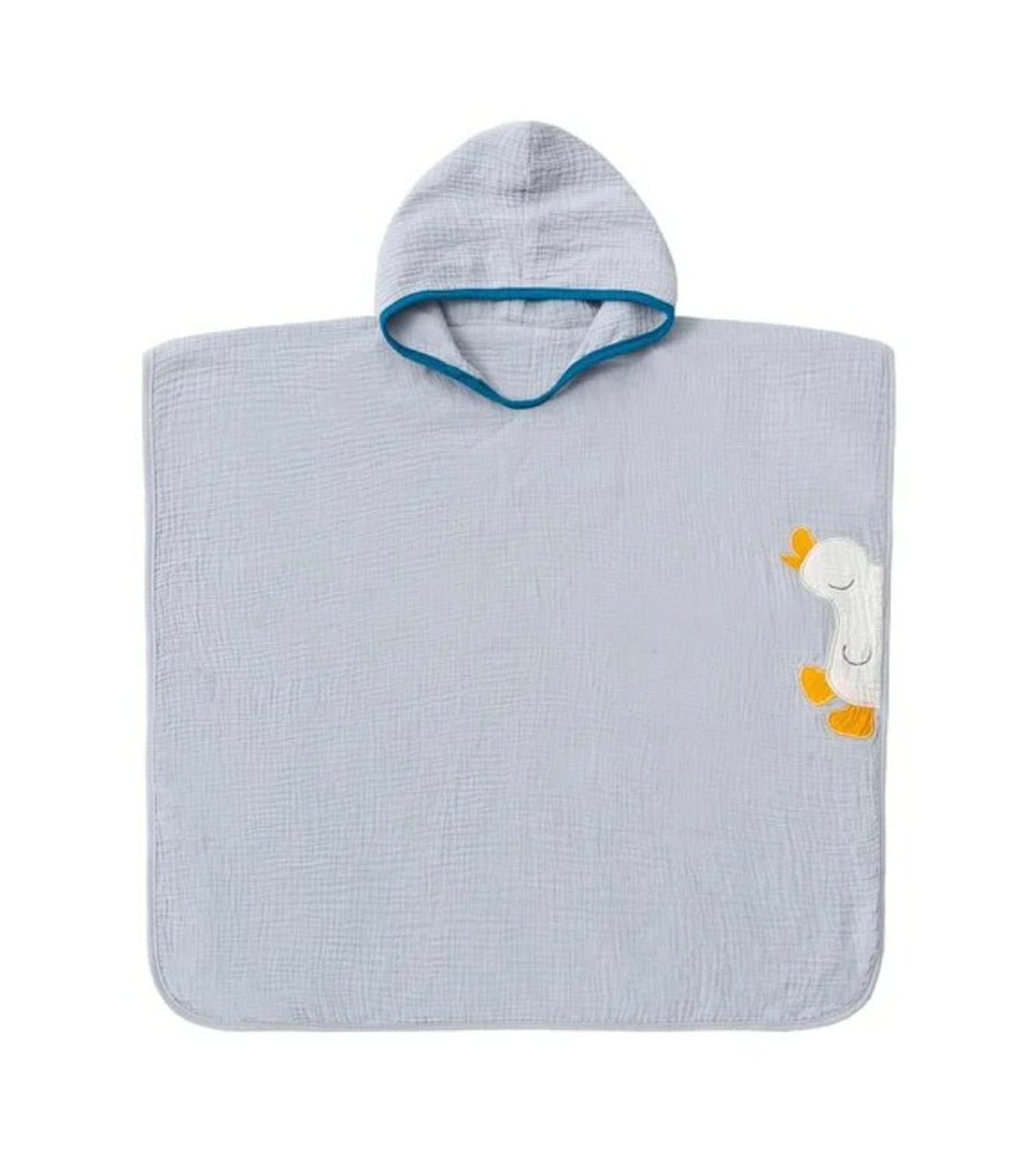 Personalized Beach Poncho Embroidered Muslin Hooded Towel Kids Custom ...