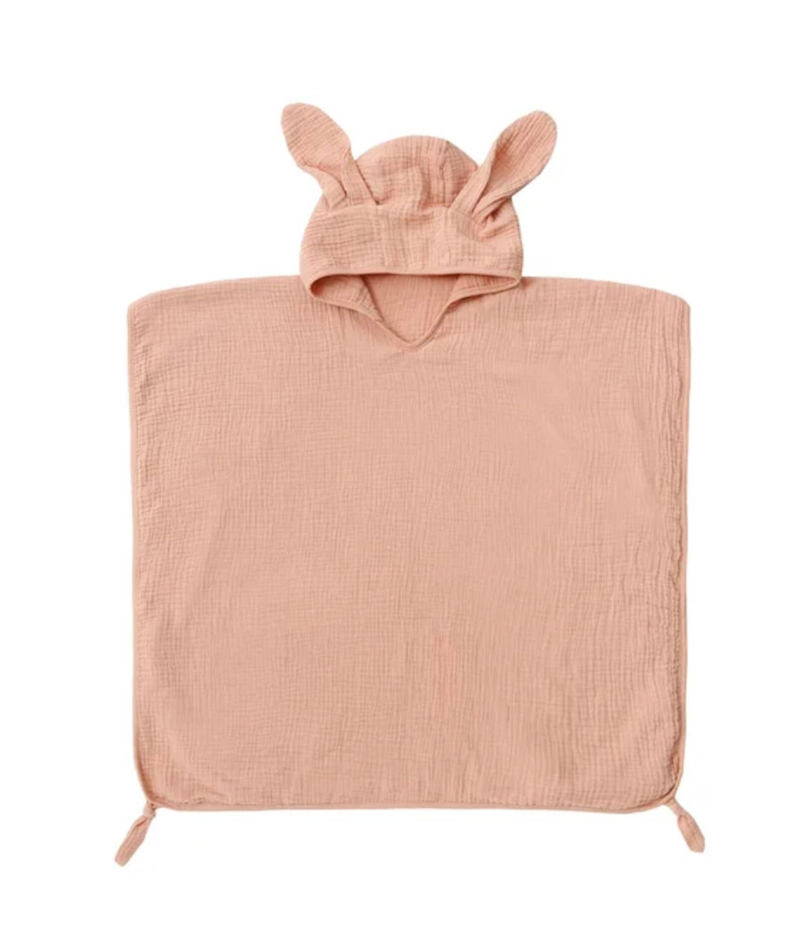 Personalized Beach Poncho Embroidered Muslin Hooded Towel Kids Custom ...