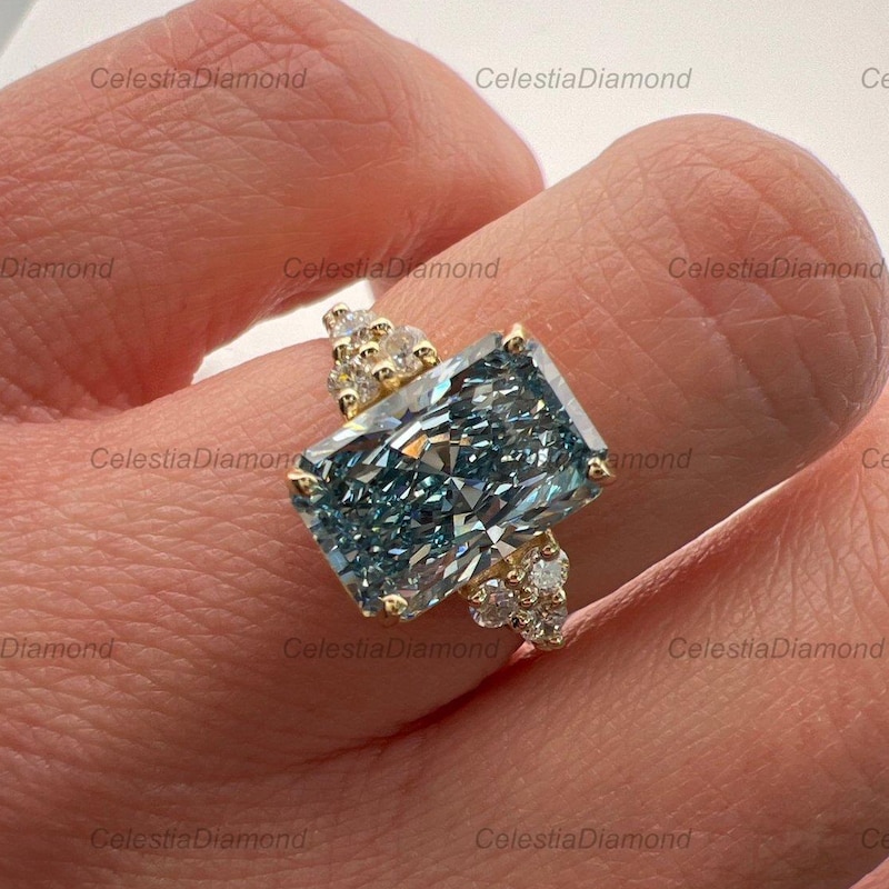Colored Radiant Ring - Etsy