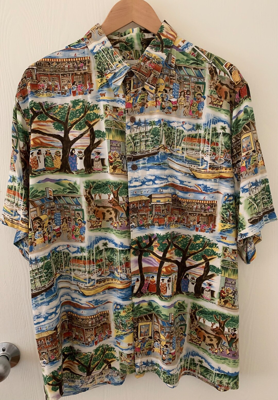 Vintage Mid Century Reyn Spooner Mens Extra Large Guy Buffet - Etsy