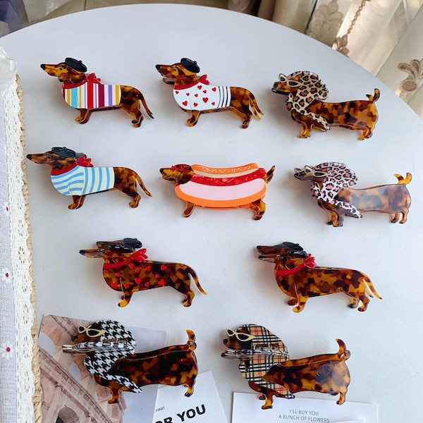 Claw Clips Dachshund - Etsy