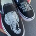 Custom Elephant Vans Slip on Shoes - Not All Those Who Wander Are Lost ...