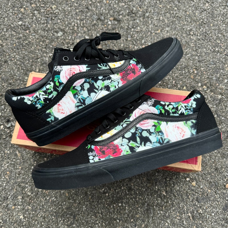 Custom Old Skool Vans - Etsy