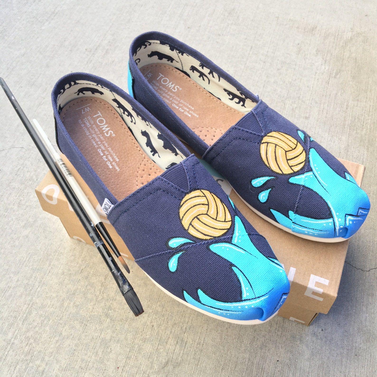 Water Polo TOMS Shoes Gift for Sports Fan Water Polo Gift | Etsy