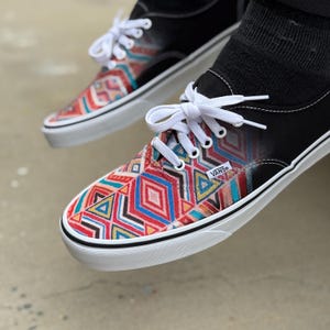 Traditional African Pattern on Vans Authentic Shoes - Etsy