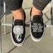 Custom Elephant Vans Slip on Shoes - Not All Those Who Wander Are Lost ...