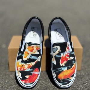 Koi Fish BLVD Slip on Shoes for Men and Women - Etsy