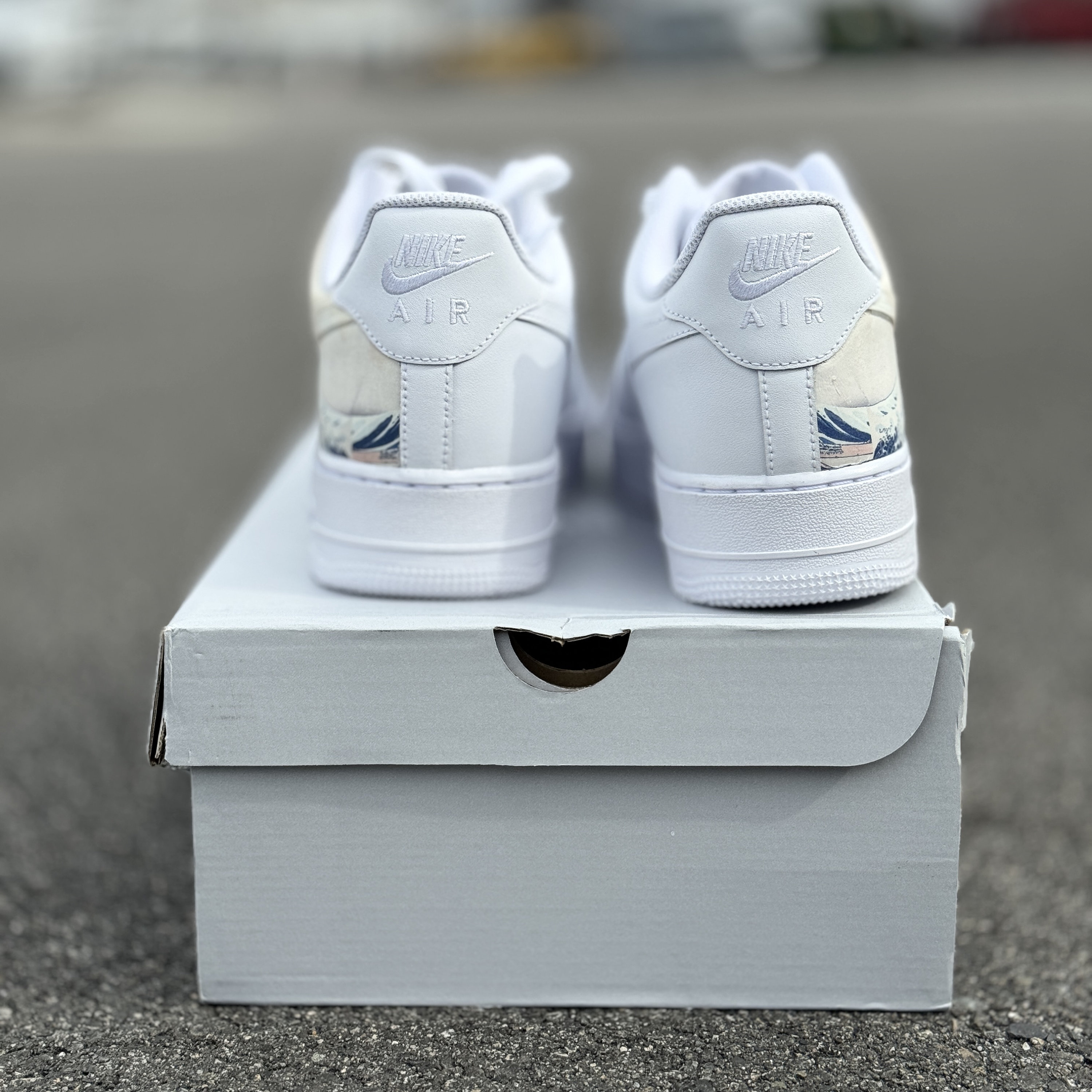 Custom Nike Air Force 1 - Great Wave off Kanagawa - Custom Nike AF1 ...