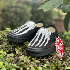 Skeleton Feet Vans Slip on Shoes for Men and Women - Etsy