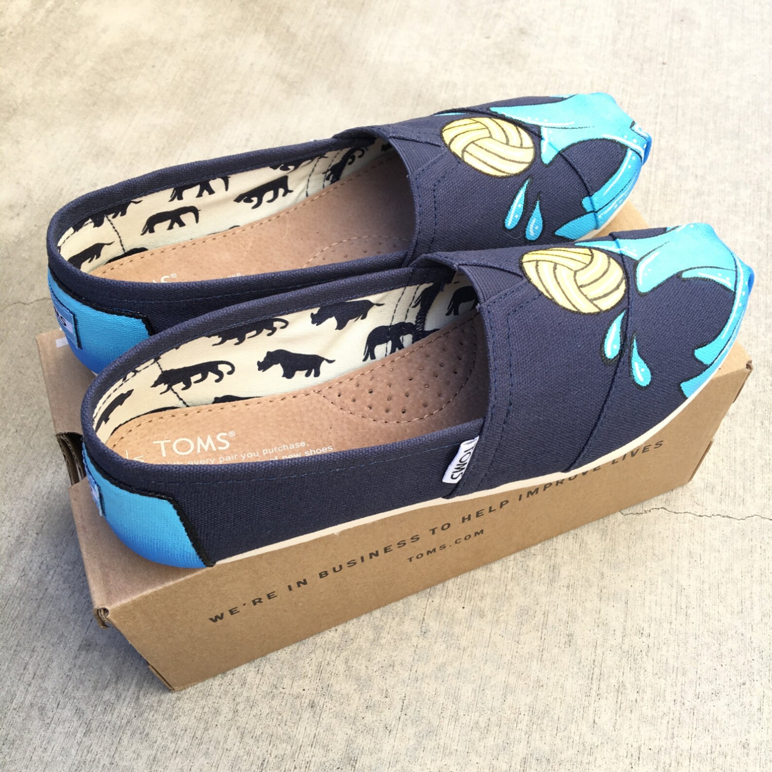 Water Polo TOMS Shoes Gift for Sports Fan Water Polo Gift | Etsy