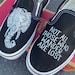 Custom Elephant Vans Slip on Shoes - Not All Those Who Wander Are Lost ...