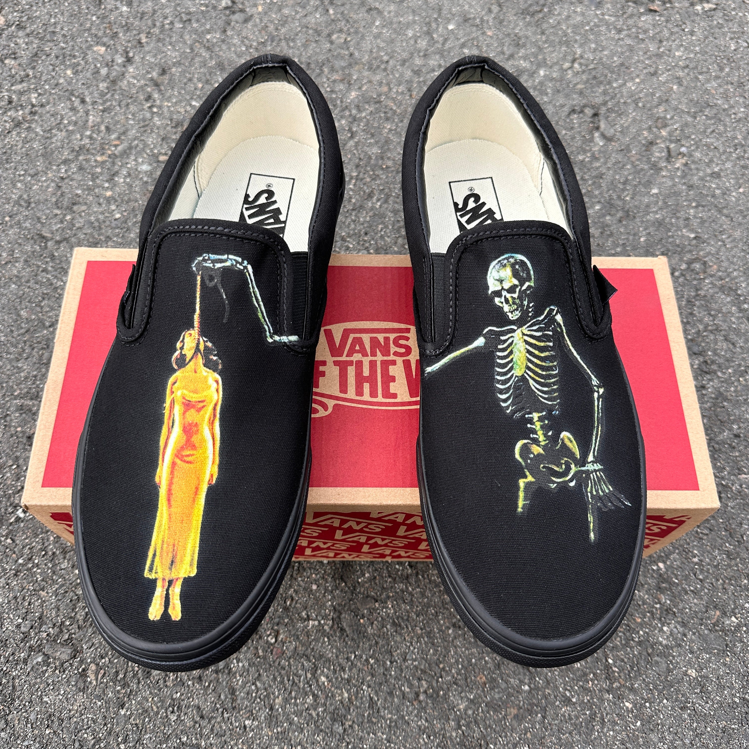Fake slip on vans store