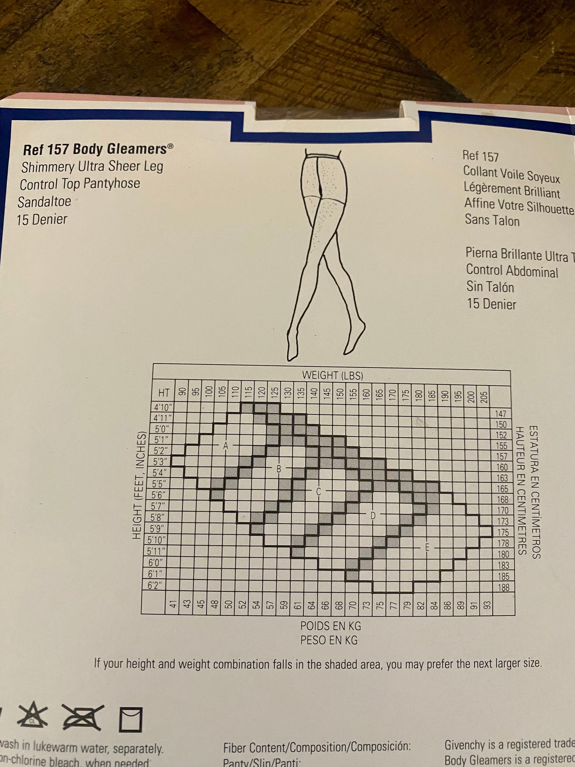 Vintage Givenchy Body Gleamers Pantyhose Blush Size E NIP - Etsy