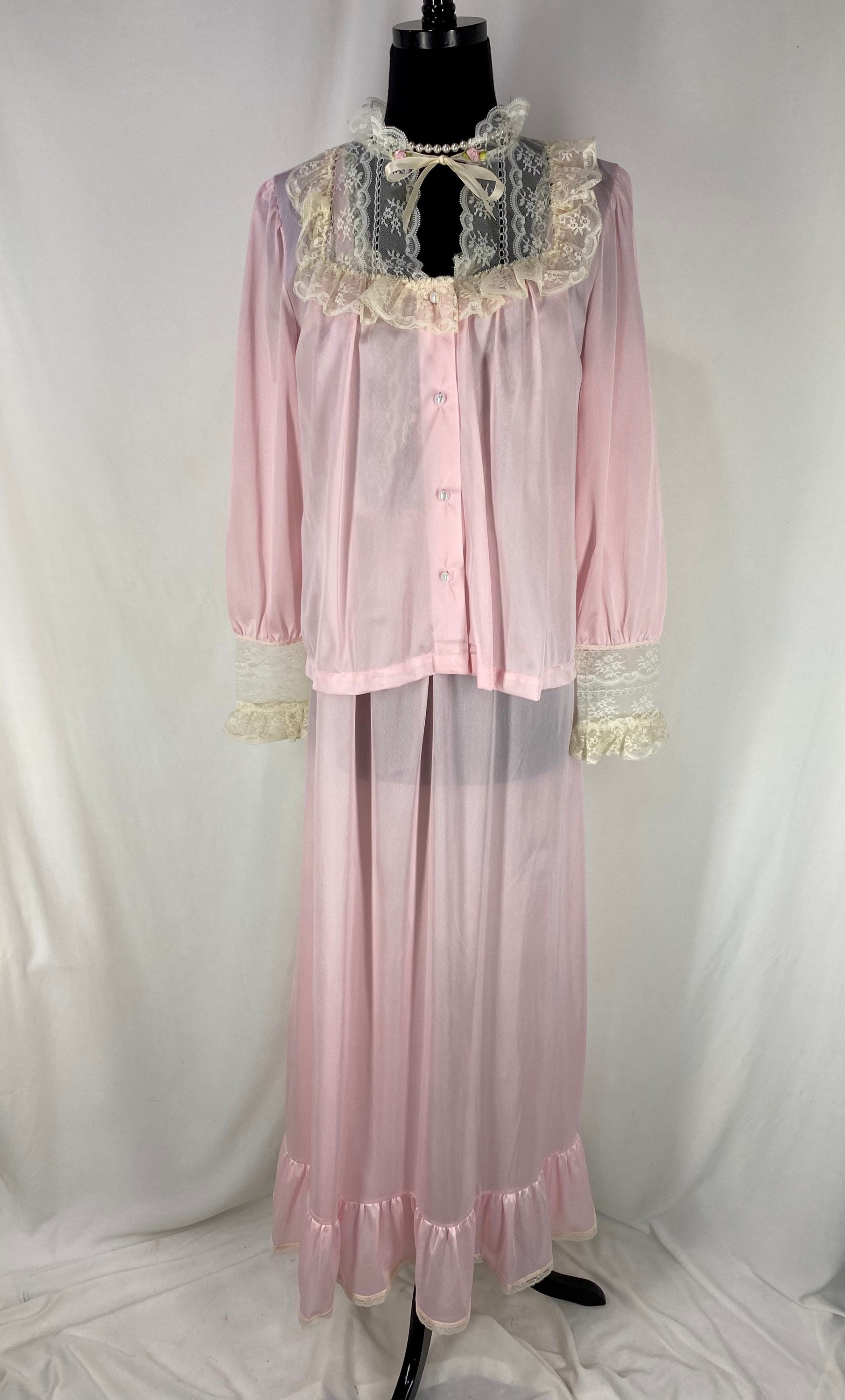 Vintage Lingerie Set Shepler's Mary Jane Western Pink - Etsy