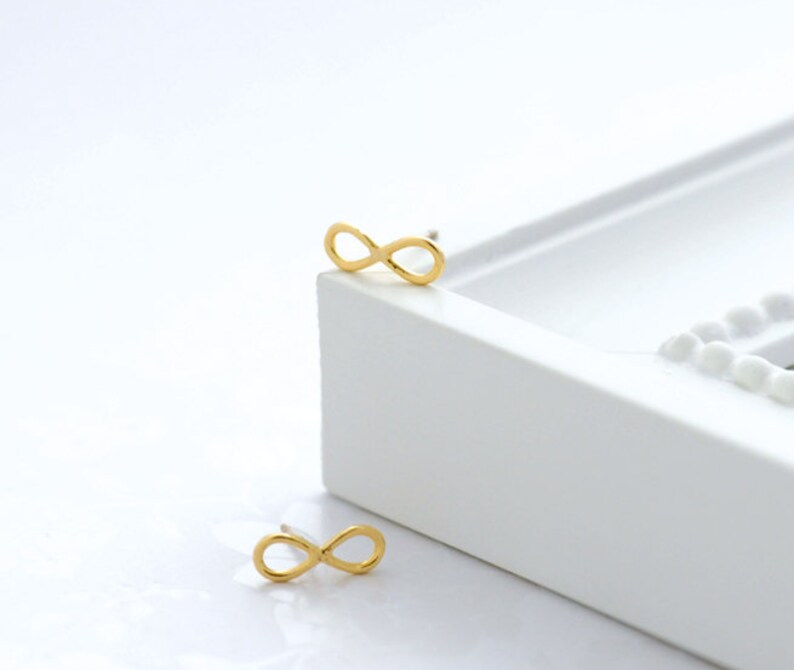 Infinity Earrings. Infinity Stud Earrings. Infinity Post Earrings ...