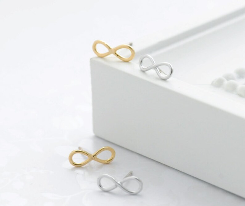 Infinity Earrings. Infinity Stud Earrings. Infinity Post Earrings ...