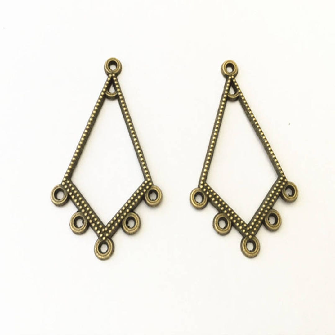 20pcs Antique Bronze Triangle Pendant Charm 28mmx47mm - Etsy
