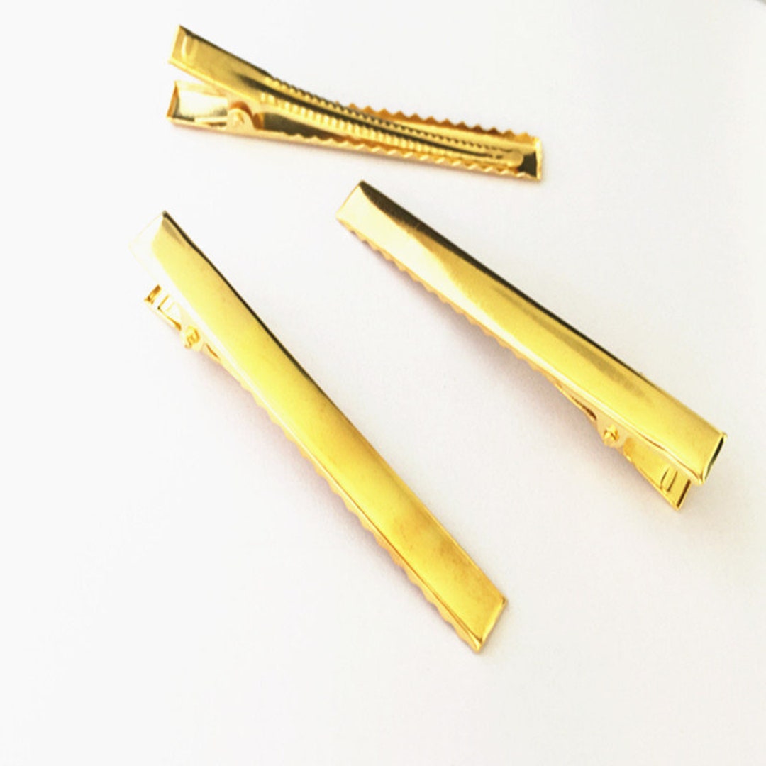 10pcs 9mmx77mm Gold Color Single Prong Alligator Pinch Clips - Etsy