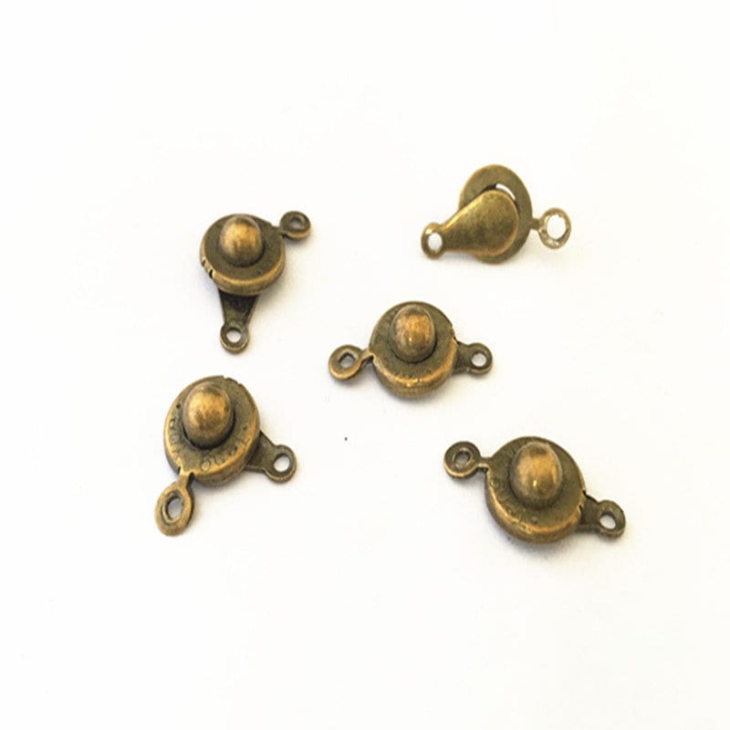 60pcs Antique Bronze Snap Fastener 10mmx17mm - Etsy UK